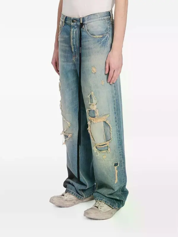 ANN DEMEULEMEESTER Evan Distressed Jeans