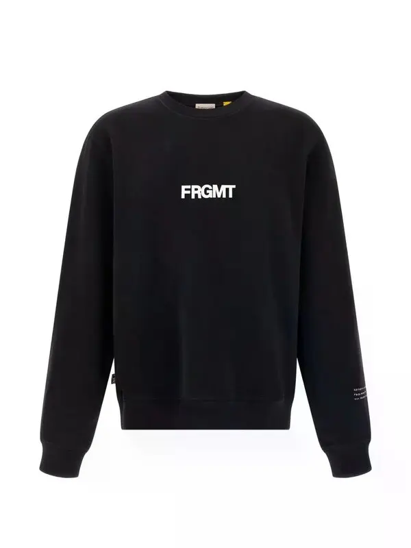 Moncler X Fragment Logo-print Cotton Sweater