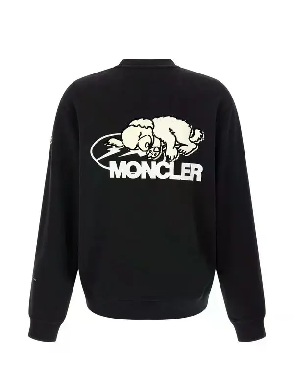 Moncler X Fragment Logo-print Cotton Sweater