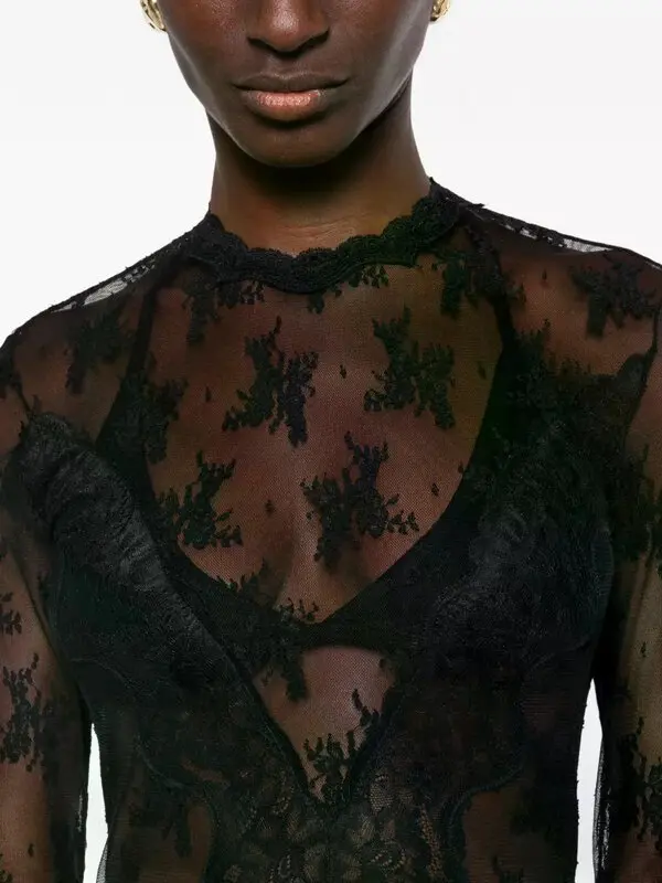 ANIYE BY Marlow Lace-overlay Bodysuit