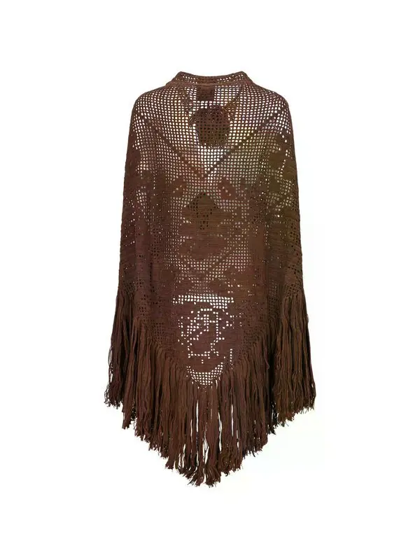 CHIARA BIASI Peony Fringed Cape