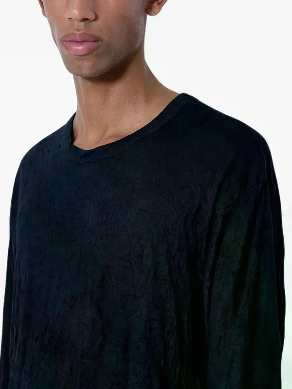 Yohji Yamamoto Round-neck Long-sleeve T-shirt