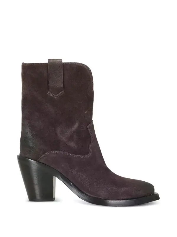 Ash Jester Suede-finish Ankle Boots - Brown