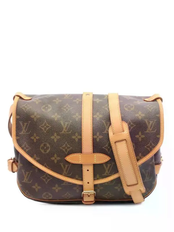 LOUIS VUITTON 2004 Monogram Saumur 30 Crossbody Bag