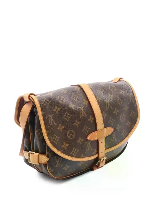 LOUIS VUITTON 2004 Monogram Saumur 30 Crossbody Bag
