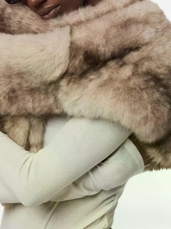 Apparis Devin Faux-fur Shrug Jacket