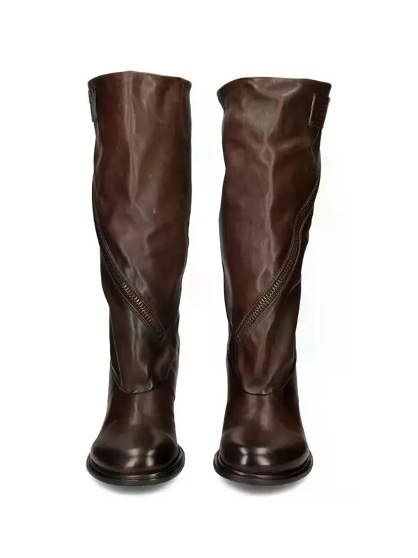 A.S.98 Larkin Zip-detail Heeled Boots