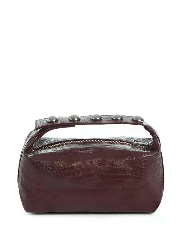 Apparis Marfa Stud-embellished Croc-effect Mini Bag - Red