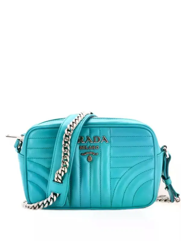 Prada Camera Bag Diagramme Quilted Leather Mini Crossbody Bag