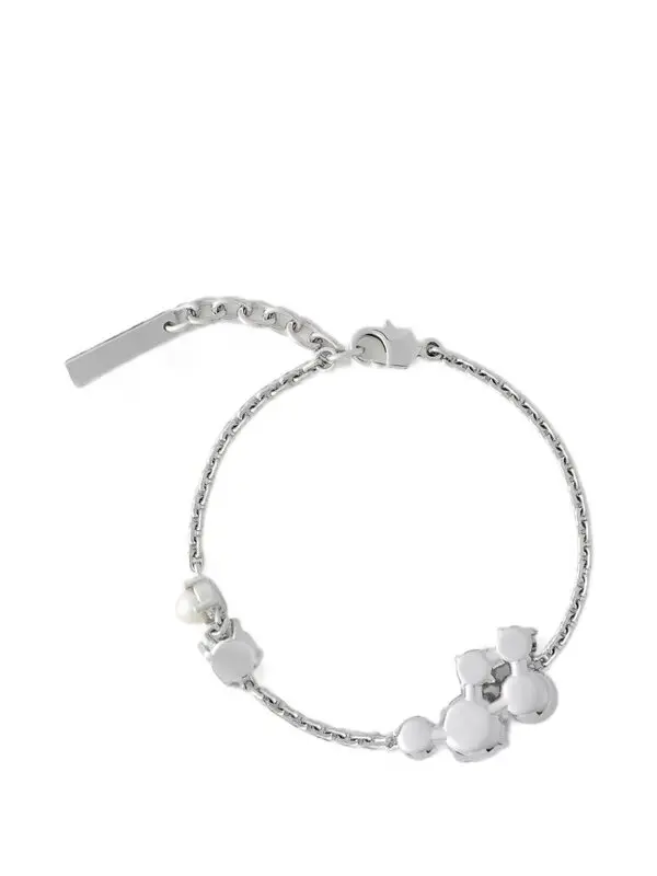 Givenchy Crystal Pearl Bracelet In Metal, Crystals And Pearls