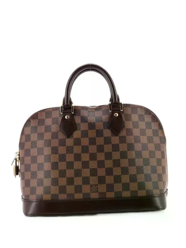 LOUIS VUITTON Alma Handbag Damier Pm Satchel