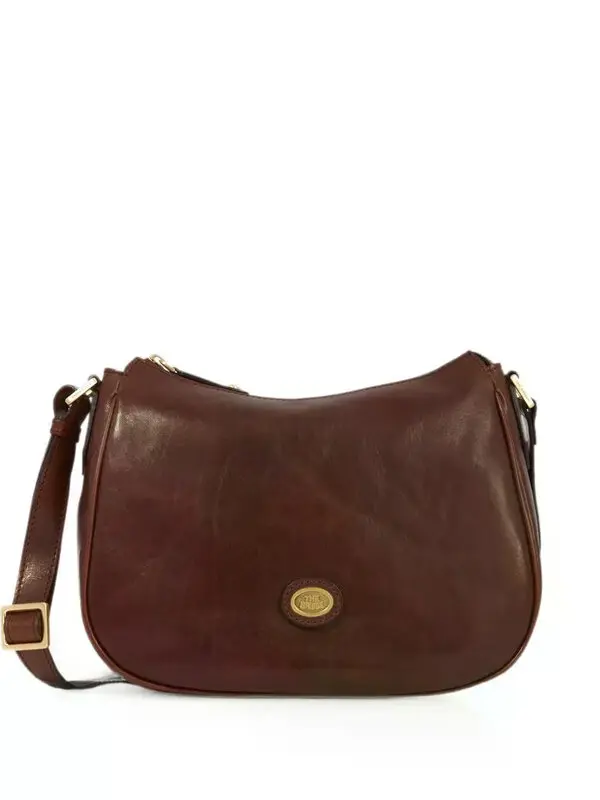 THE BRIDGE Logo-plaque Leather Crossbody Bag