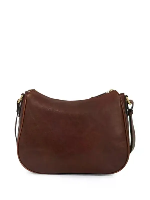 THE BRIDGE Logo-plaque Leather Crossbody Bag