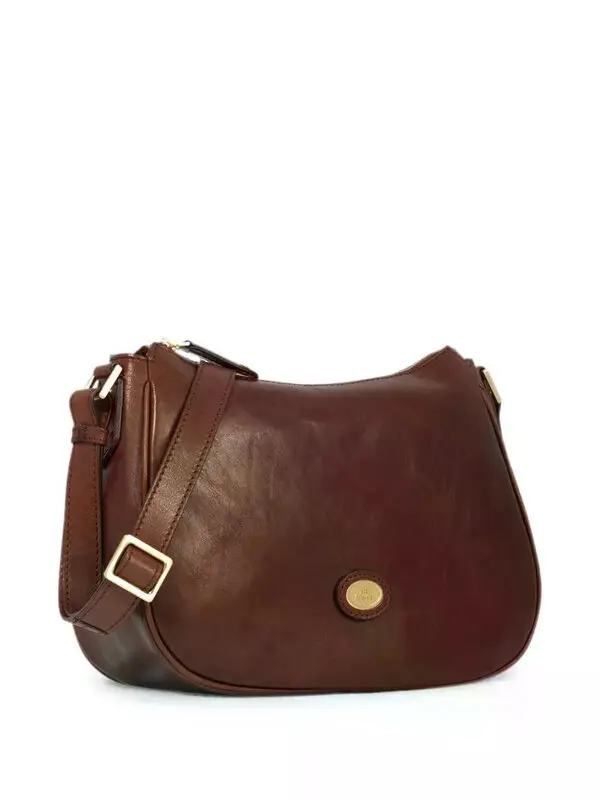 THE BRIDGE Logo-plaque Leather Crossbody Bag