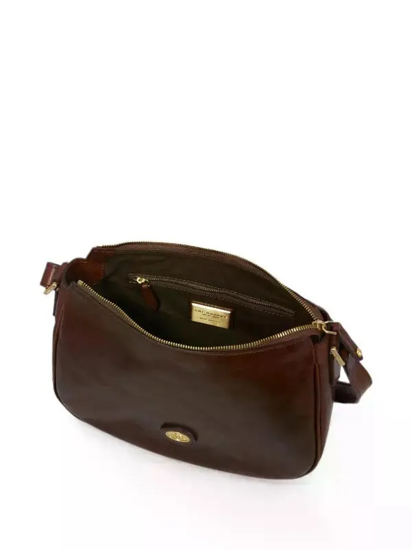 THE BRIDGE Logo-plaque Leather Crossbody Bag
