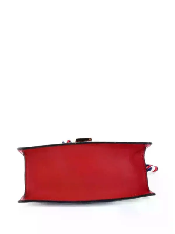 Gucci Sylvie Top Handle Bag Leather Mini Satchel