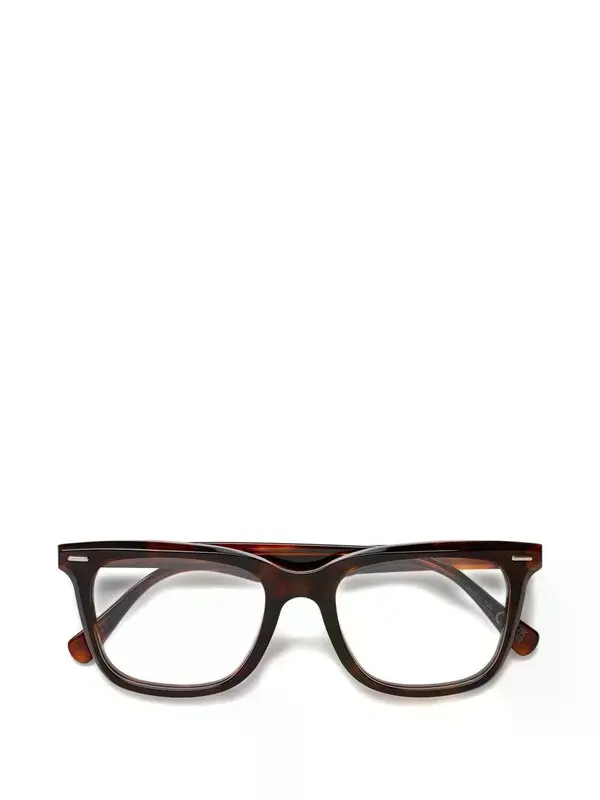 Marni Tortoiseshell-effect Rectangle-frame Glasses