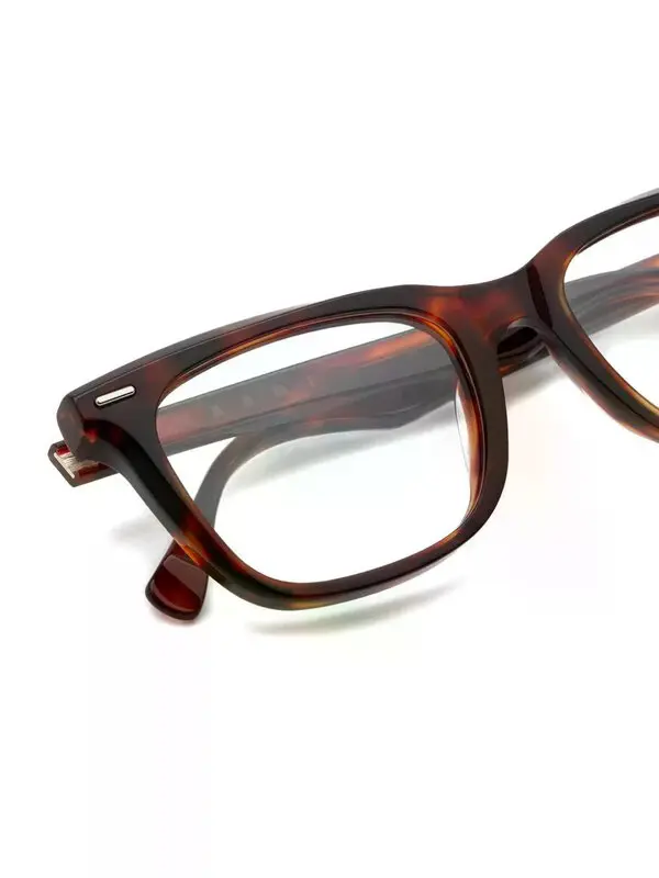 Marni Tortoiseshell-effect Rectangle-frame Glasses