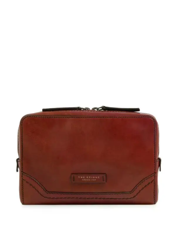 THE BRIDGE Leather Clutch Bag