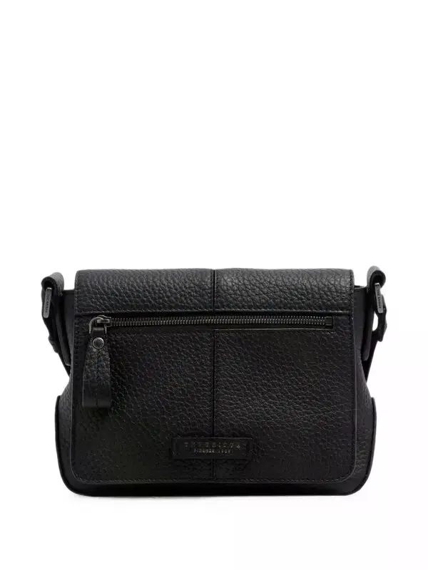 THE BRIDGE Grained Leather Messenger Bag