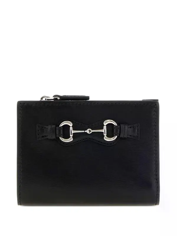 Gucci Horsebit Leather Wallet - Black