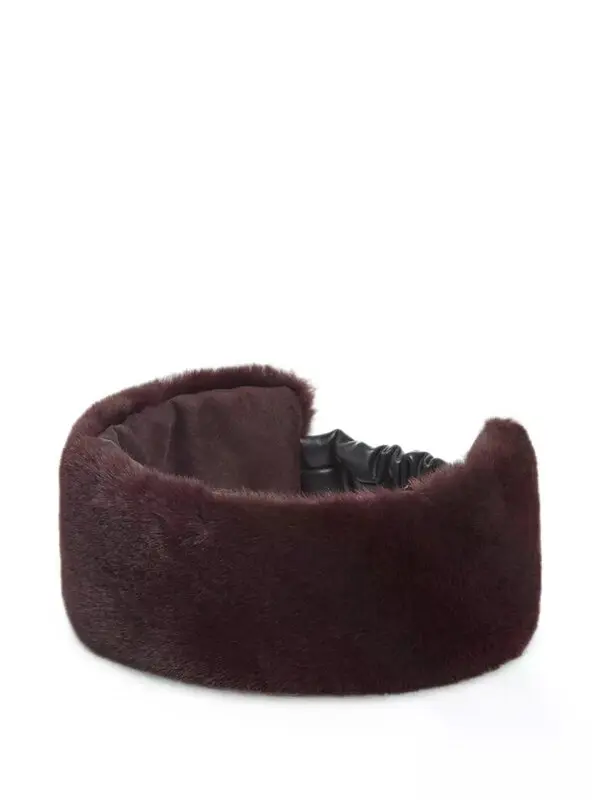 Apparis Eleni Faux-fur Headband - Brown