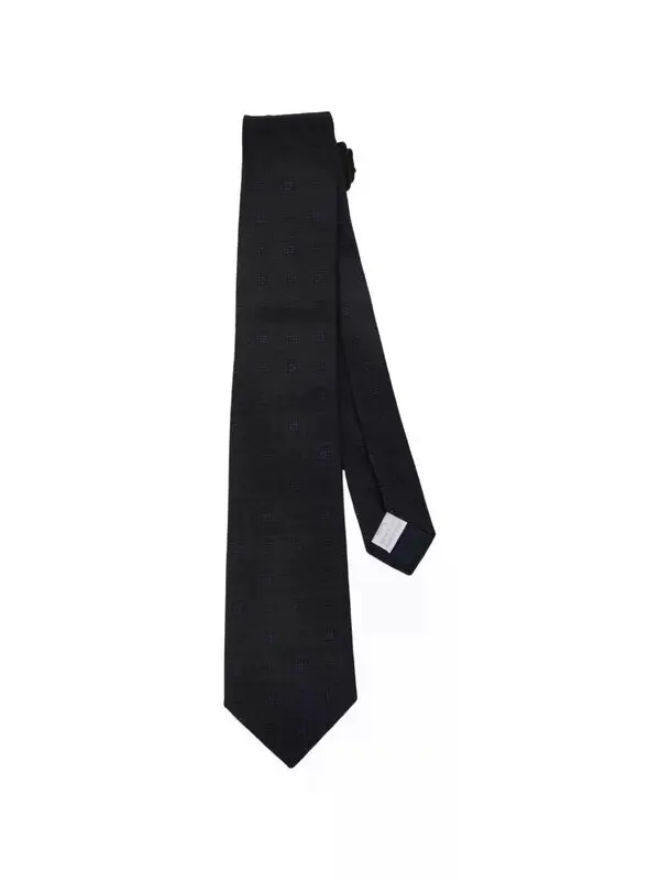 Tagliatore Geometric-pattern Silk Tie