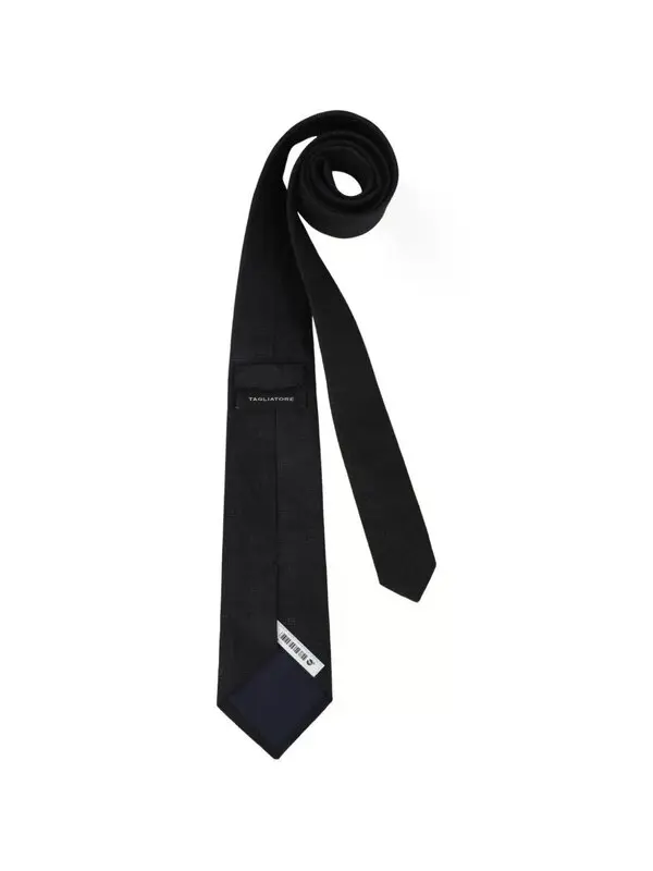 Tagliatore Geometric-pattern Silk Tie