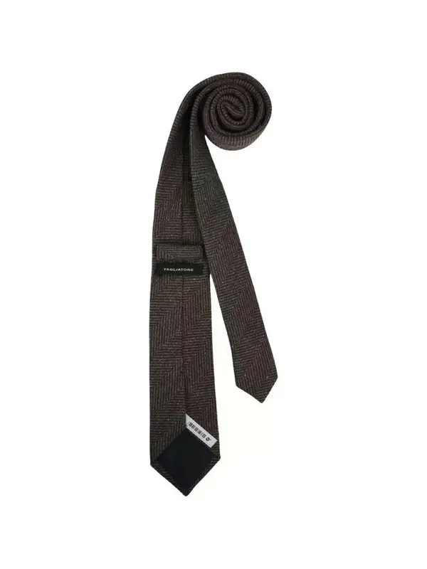Tagliatore Herringbone-pattern Tie