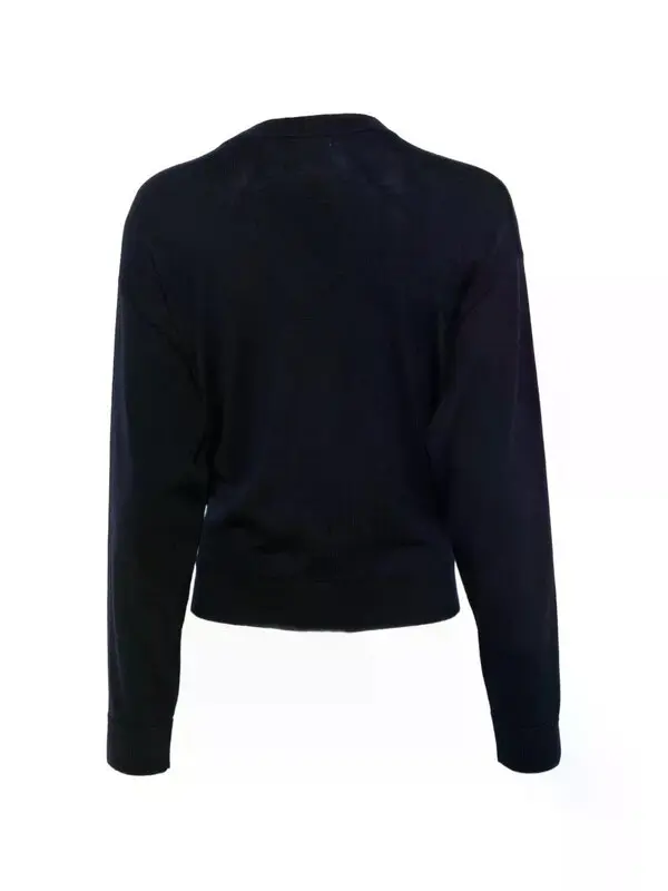 SEMICOUTURE Belted Crew-neck Sweater