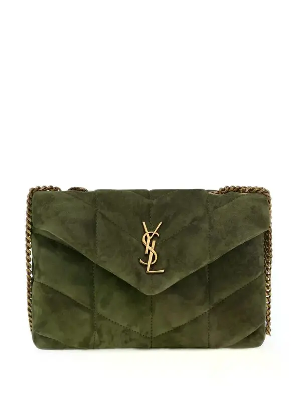 Saint Laurent Mini Loulou Shoulder Bag - Green