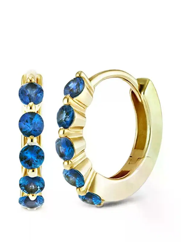 DINNY HALL Shuga Sapphire Hoop Earrings