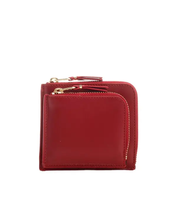 Comme Des Garçons Small Zipped Wallet - Red