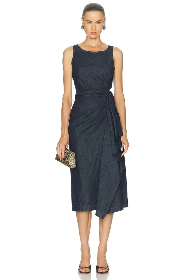 Dries Van Noten Dropps Dress - Indigo