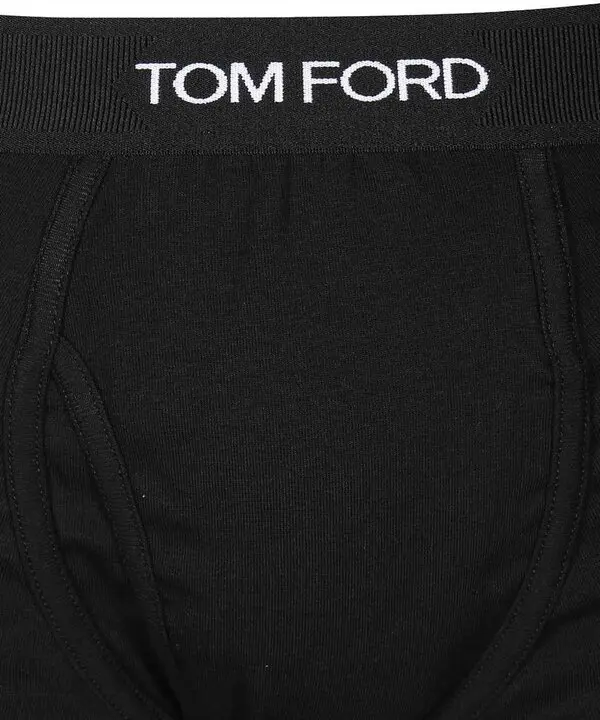 TOM FORD Logo Waistband Underwear - Black