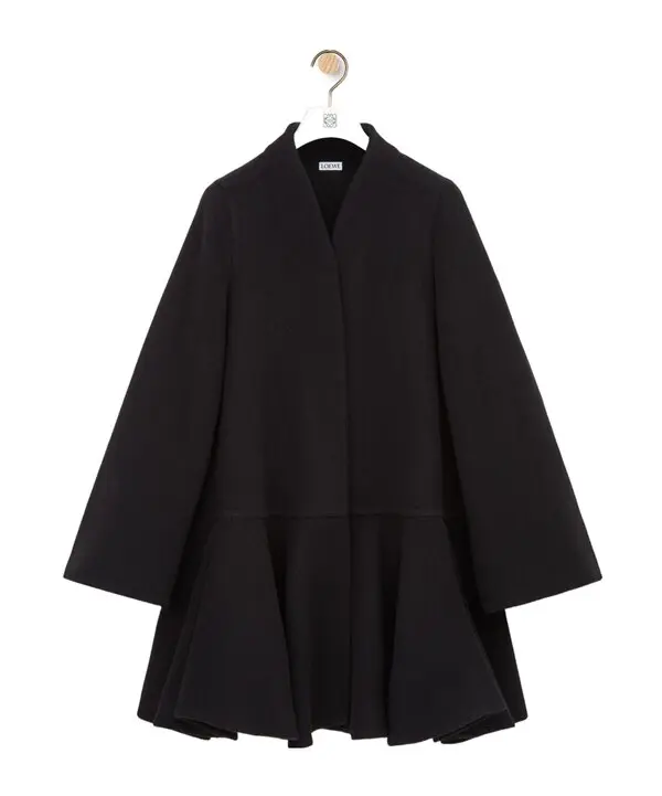 Loewe Short Coat In Wool And Cashmere