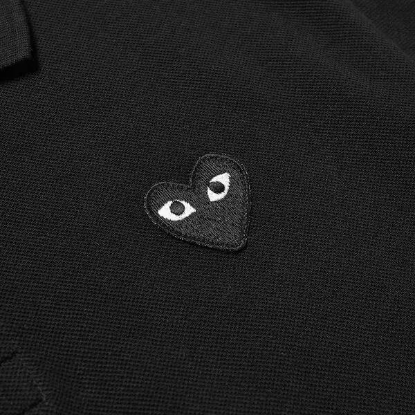 Play Comme Des Garcon Logo Polo Shirt