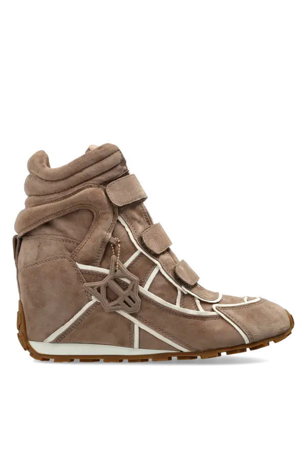 NAKED WOLFE Wedge Sneakers ‘element - Brown