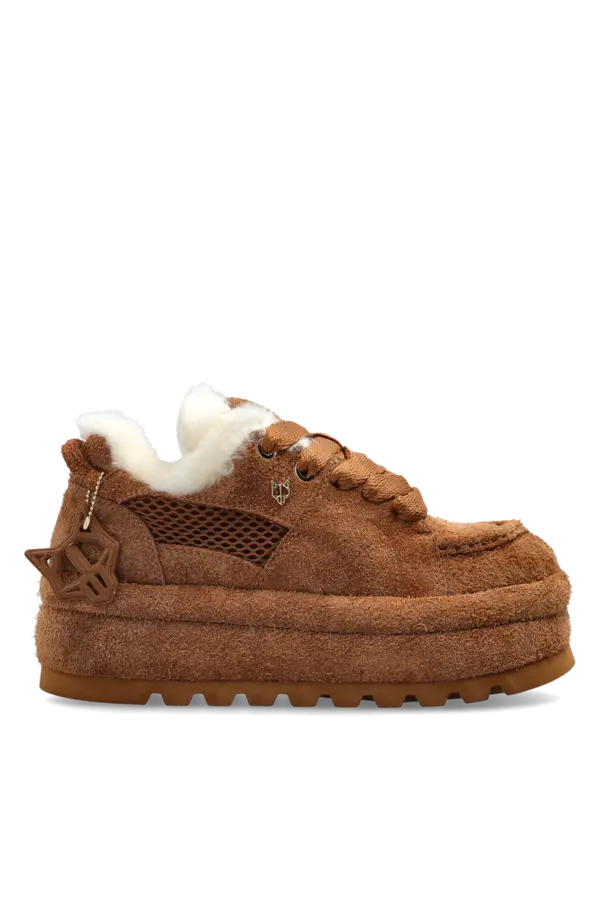 NAKED WOLFE Beau’ Platform Shoes - Brown
