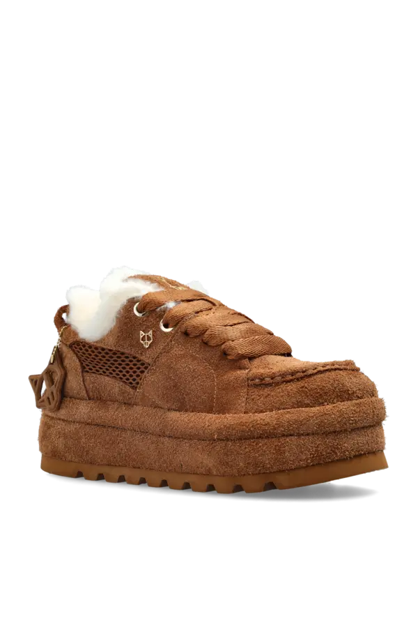 NAKED WOLFE Beau’ Platform Shoes - Brown