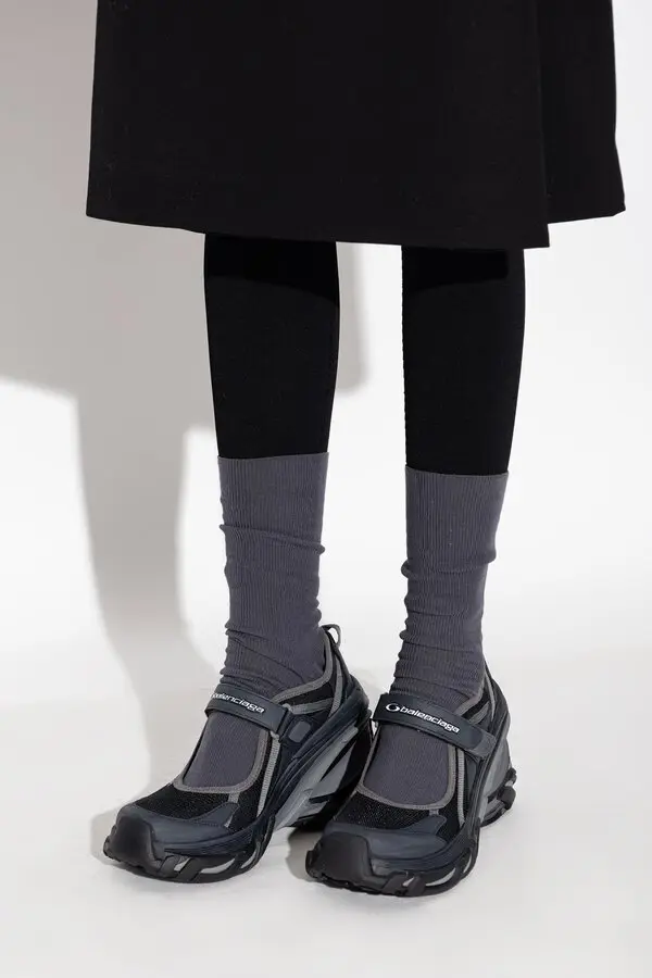 Balenciaga Hydra Mary Jane Wedge Boots