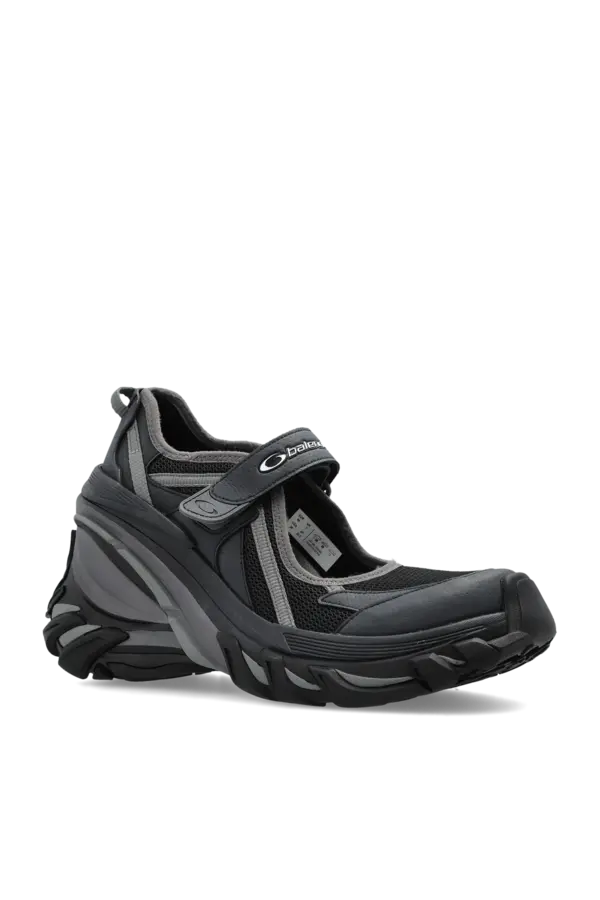Balenciaga Hydra Mary Jane Wedge Boots