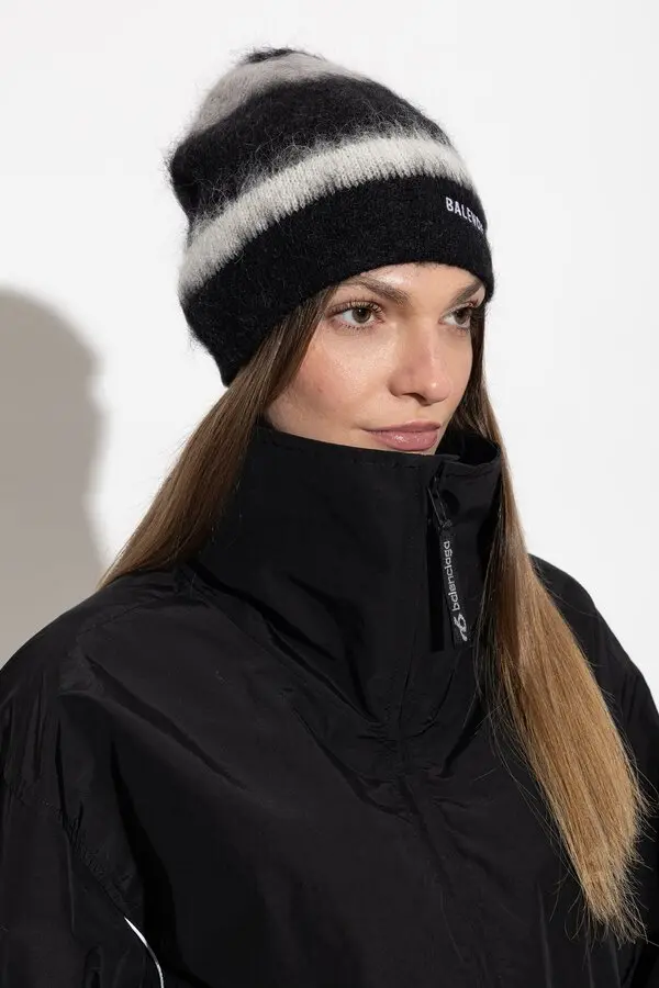 Balenciaga Embroidered Logo Beanie