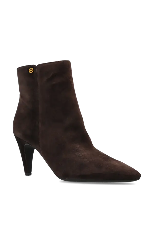 Michael Kors Leather Ankle Boots ‘daniela