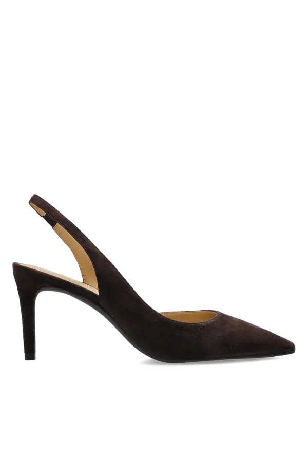 Michael Kors Leather Pumps ‘alina Flex - Brown