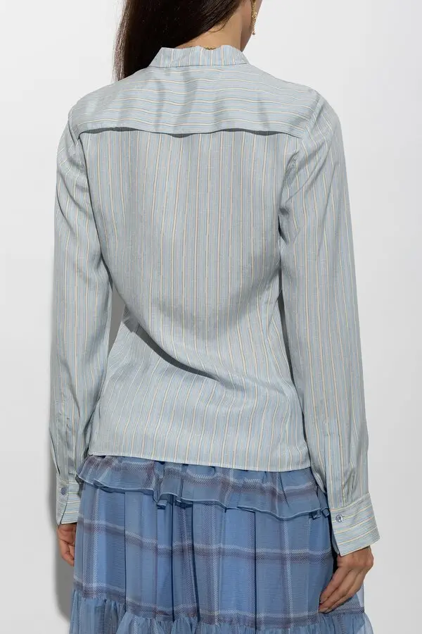 Chloé Striped Silk Shirt