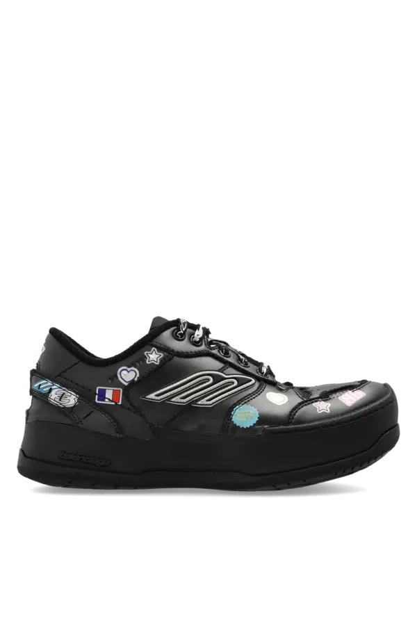 Balenciaga Hamptons’ Platform Low-top Sneakers - Black