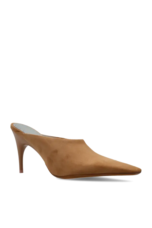 Balenciaga Duchesse’ Heeled Mules - Brown