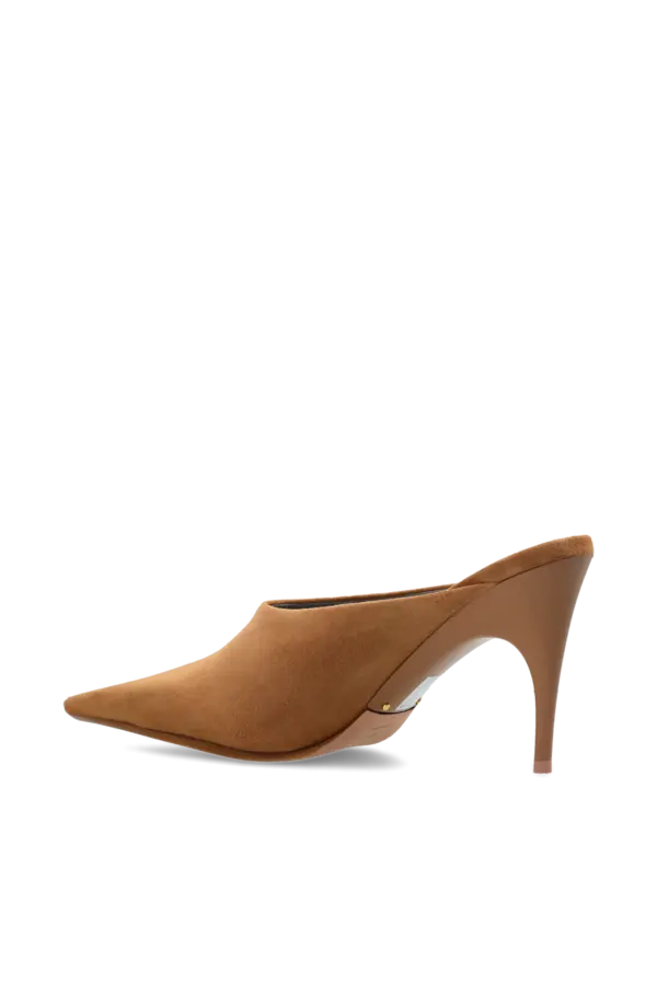 Balenciaga Duchesse’ Heeled Mules - Brown