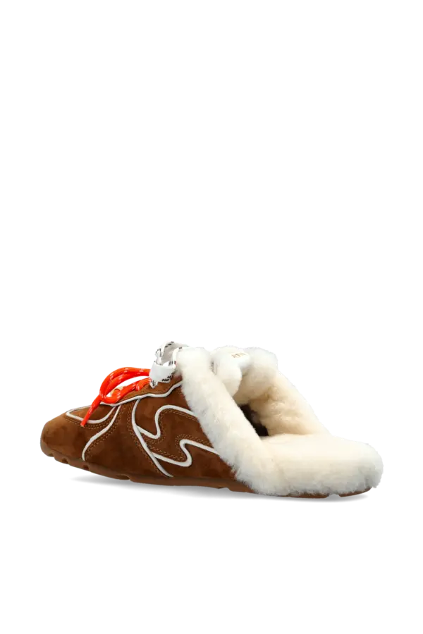 NAKED WOLFE Adorn’ Slides - Brown